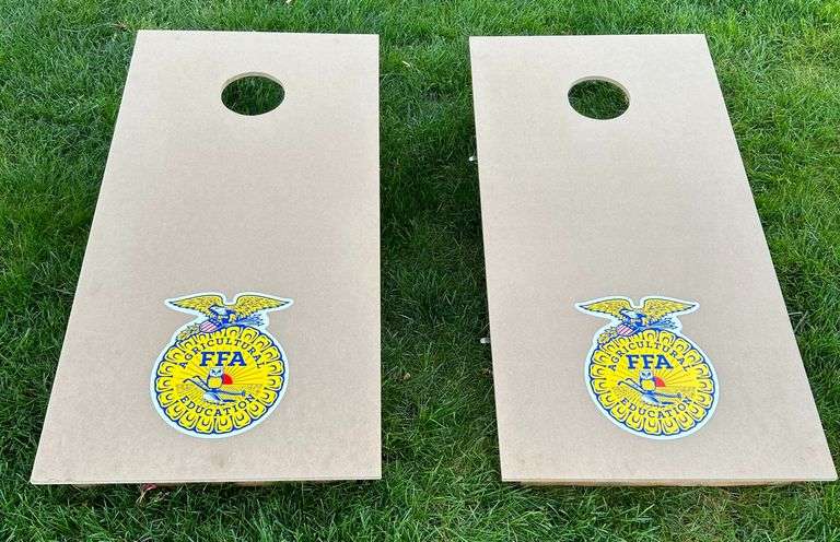 Regulation FFA Emblem Corn Hole Boards - Sherwood Auctions