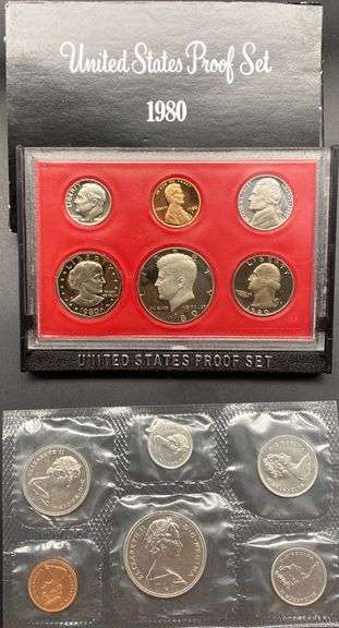 1980 United States Proof Set and 1970 Canadian Proof Set - Sherwood ...