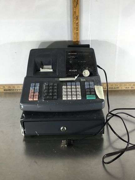 SHARP Cash Register with Cash drawer - Sherwood Auctions