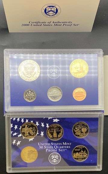 2000 United States Mint Proof Set - Sherwood Auctions