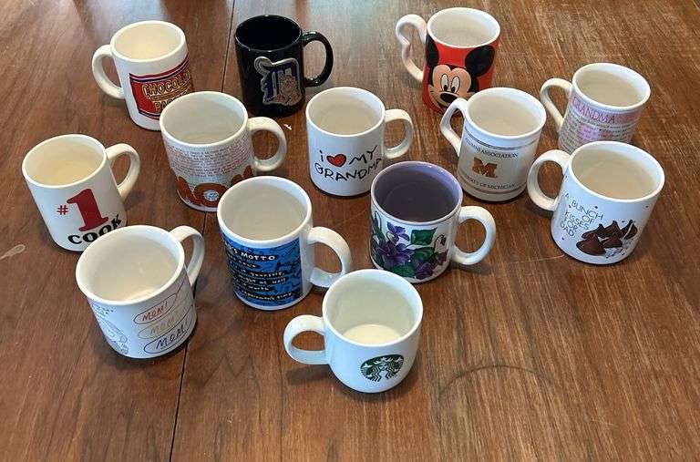 Assorted Mugs - Sherwood Auctions