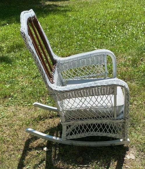 Wicker Rocking Chair - Sherwood Auctions