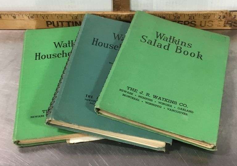 Vintage Watkins Household Books - Sherwood Auctions