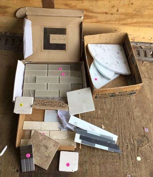 Stone and Tile Pieces - Sherwood Auctions