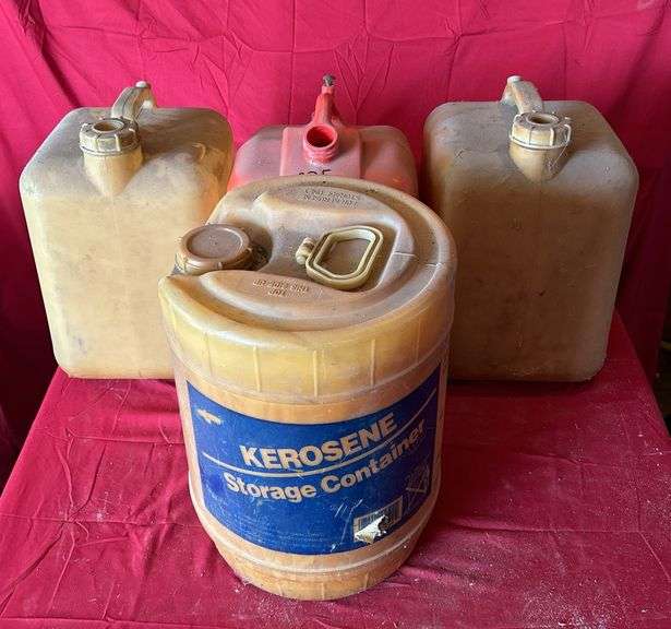 5 Gallon Kerosene Storage Containers - Sherwood Auctions