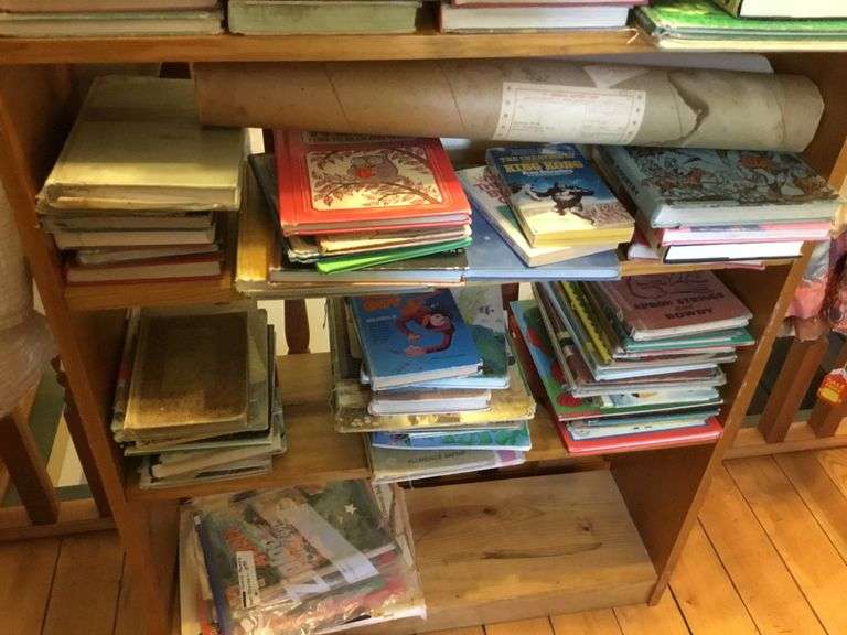 Bookshelf 48"x34"x10" and Assorted Books - Sherwood Auctions