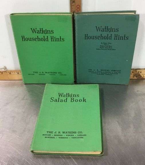 Vintage Watkins Household Books - Sherwood Auctions