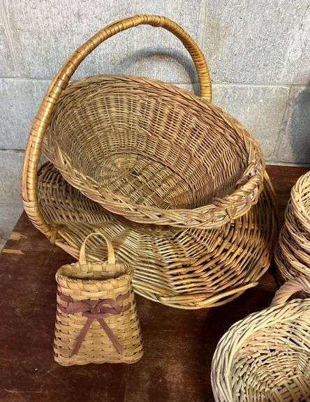 Assorted Wicker Baskets - Sherwood Auctions