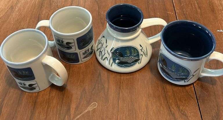Loon Mugs - Sherwood Auctions