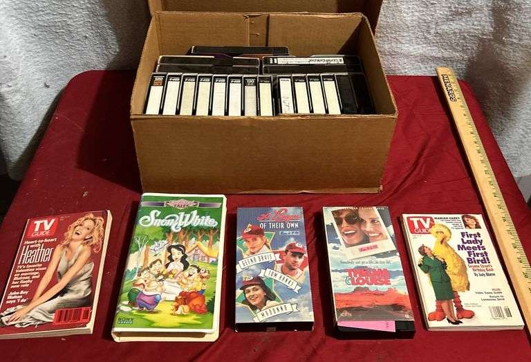 Vintage TV Guides & VHS Tapes - Sherwood Auctions