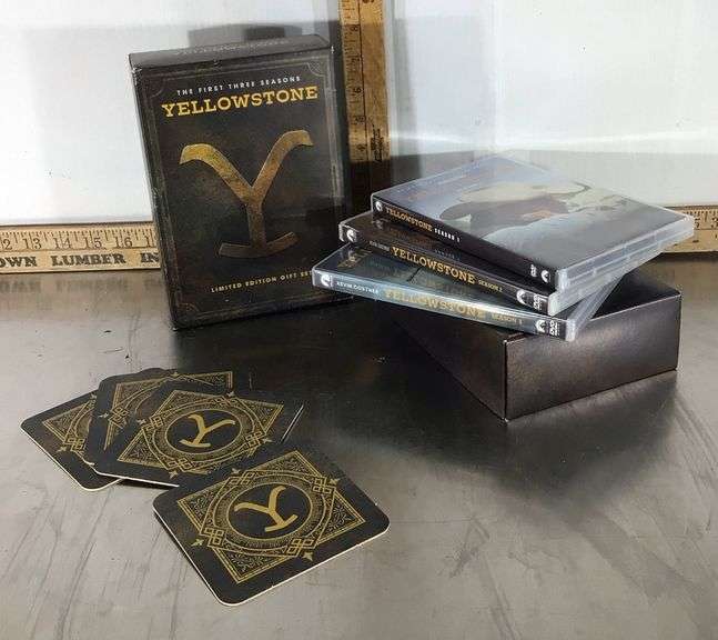 Yellowstone Season One-Three DVD Collection and Coasters - Sherwood ...