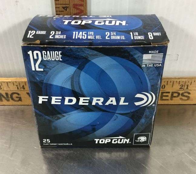 Federal Top Gun 12 Gauge Shells - Sherwood Auctions