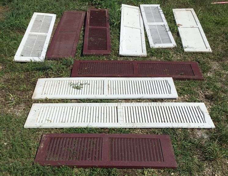 Assorted Plastic Shutters - Sherwood Auctions
