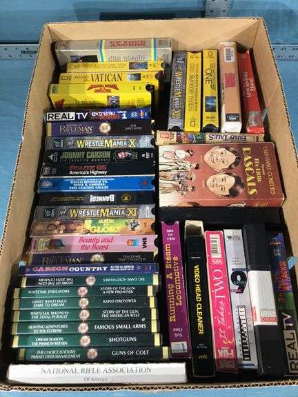 Collection of Assorted DVDs and VHS Tapes - Sherwood Auctions