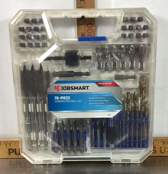 Jobsmart 70 Piece Combination Drill Set - Sherwood Auctions