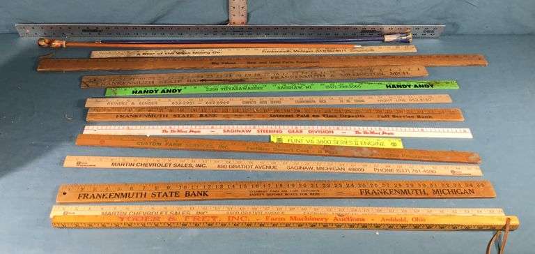 Assorted Advertisement Rulers - Sherwood Auctions