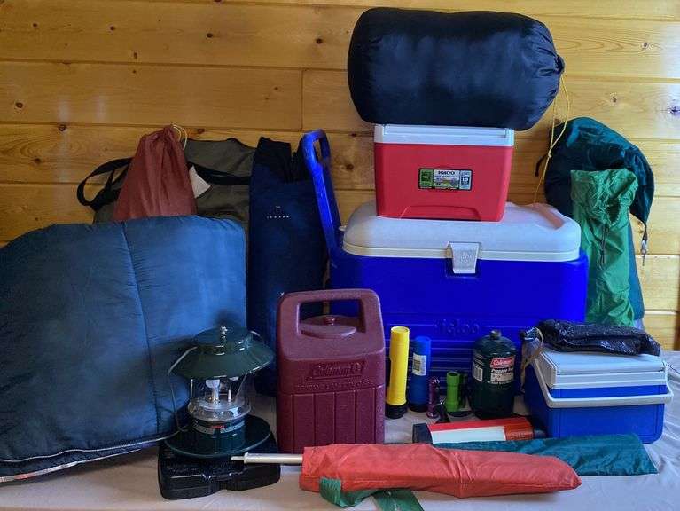 Outback Portable Privy, Coleman Electric Ignition Lantern (Needs Glass ...