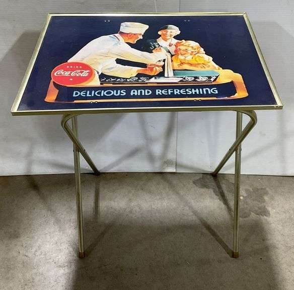 Vintage Coca-Cola TV Tray - Sherwood Auctions