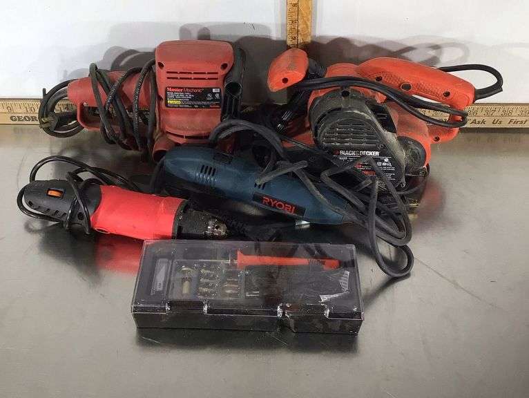 Misc. Power Tools & Wood Burning Set - Sherwood Auctions