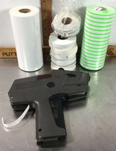 Pricing Gun With Tape Rolls - Sherwood Auctions