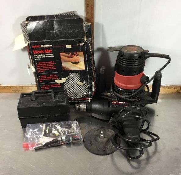 Craftsman EZ Router & 3/8 Drill, Bits and More - Sherwood Auctions