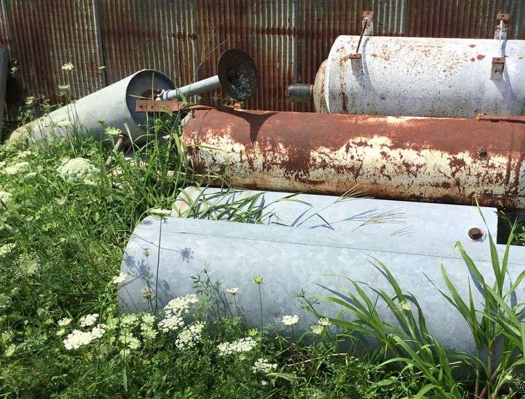 Assorted Metal Tanks - Sherwood Auctions