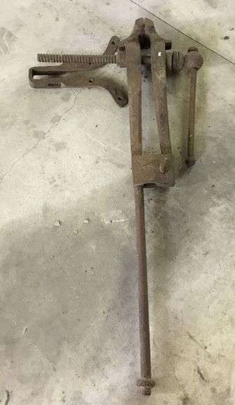 4'' Drop Leg Vice 40''L - Sherwood Auctions