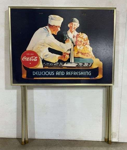 Vintage Coca-Cola TV Tray - Sherwood Auctions