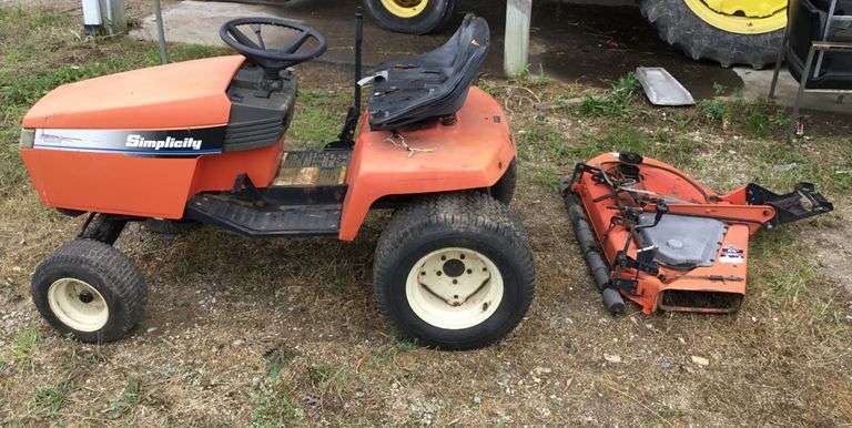 Simplicity Mower and Deck - Sherwood Auctions
