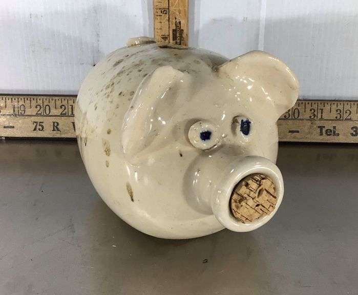 Vintage Marshall Pottery Piggy Bank Jug by Master Potter Kenneth Wingo ...