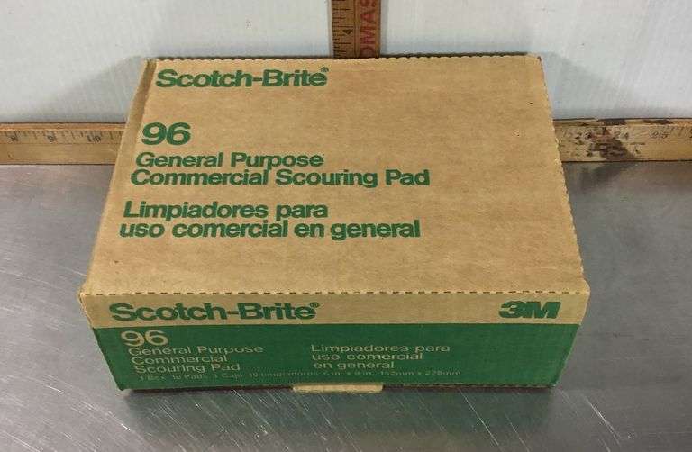 Box Of 3M Scotch-Brite Scouring Pads - Sherwood Auctions