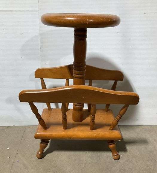 Magazine Rack Small Table Top (19” tall)Tabletop is 1” across ...