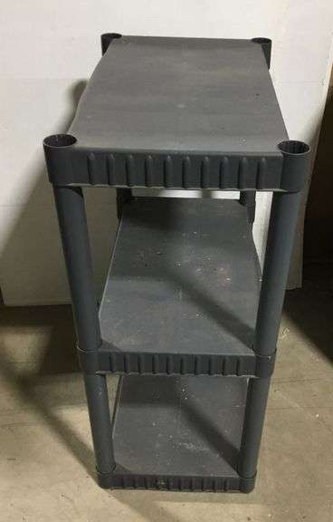 Plastic Shelving Unit - Sherwood Auctions