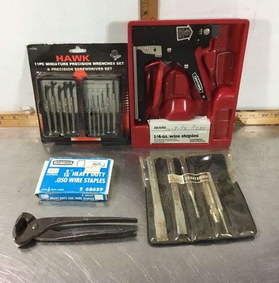 Craftsman Stapler, Screwdriver/Wrench Kit and More - Sherwood Auctions