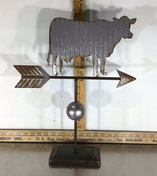 Cow Weathervane Decor - Sherwood Auctions