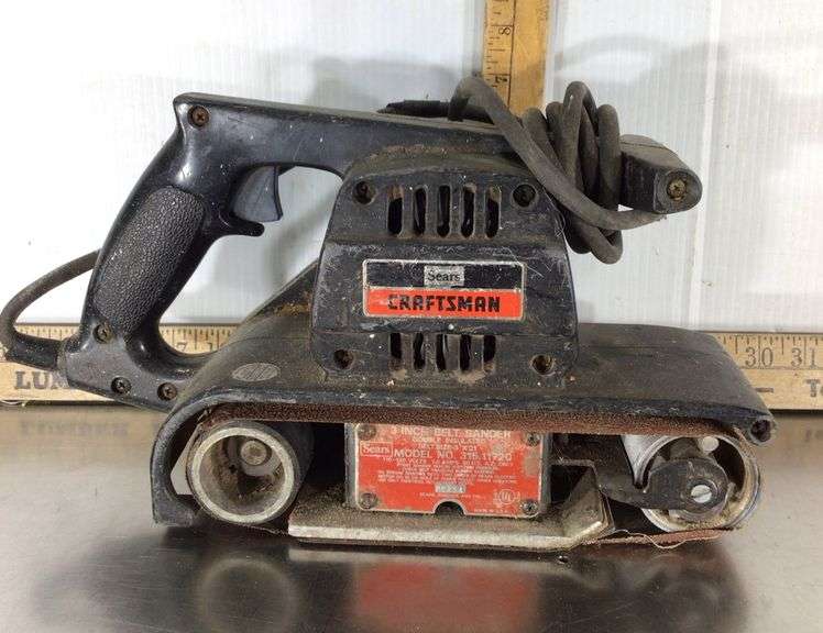 3 Inch Belt Sander (has power) - Sherwood Auctions