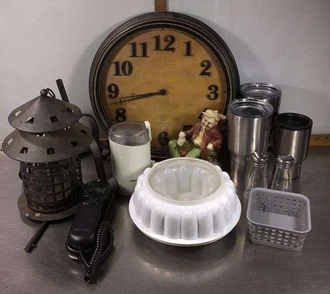Clock, Candle Holder, Tupperware Dish, Coffee Grinder and More ...