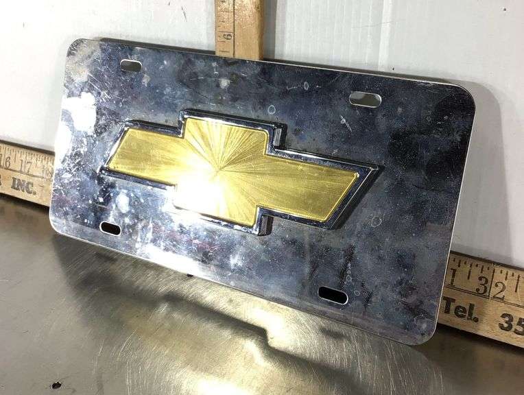 Chevy License Plate - Sherwood Auctions