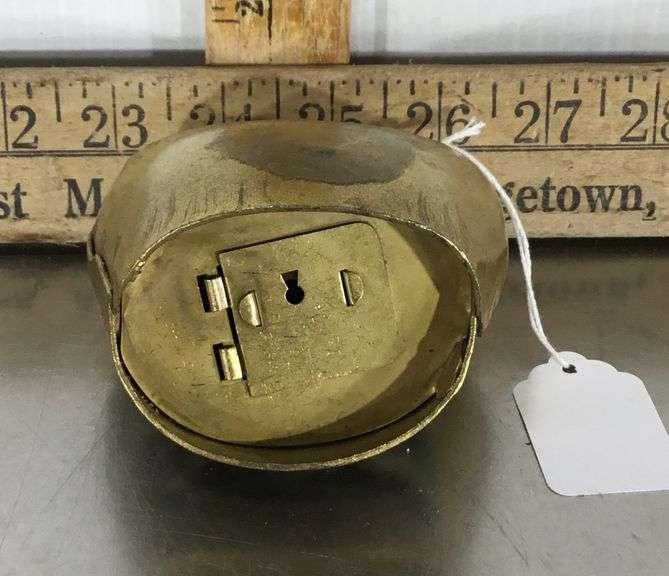 Vintage Brass Bank (no key) - Sherwood Auctions