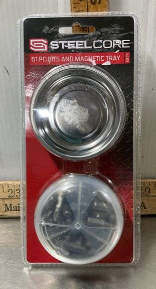 Steelcore 61 PC. Bits and Magnetic Tray - Sherwood Auctions