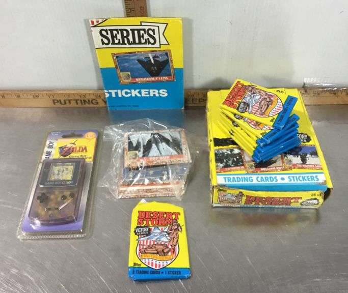 Desert Storm Cards and Game Boy Candy&Game - Sherwood Auctions