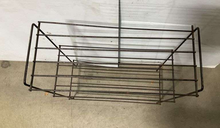 Wire Book Shelf (20” x 9” & 27” tall) - Sherwood Auctions