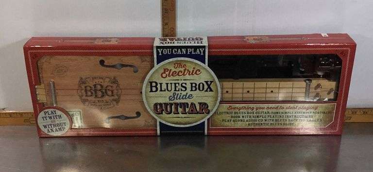 The Electric Blues Box Slide Guitar - Sherwood Auctions