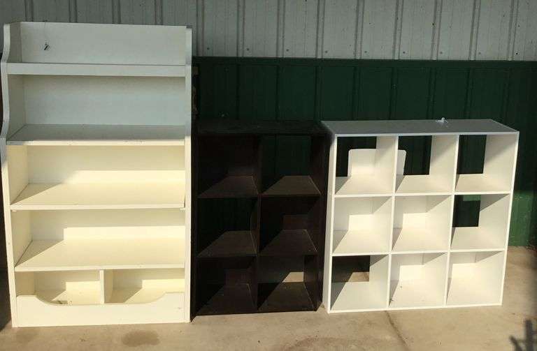 9 Box Shelf, 6 Box Storage Shelf, Shelf - Sherwood Auctions