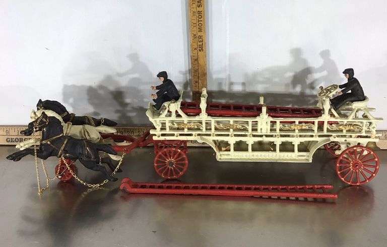 Cast Iron Ladder Truck - Sherwood Auctions