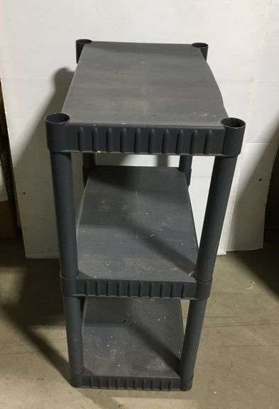 Plastic Shelving Unit - Sherwood Auctions