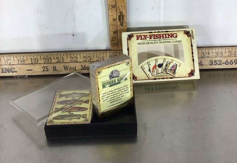 Fly Fishing Playing Cards - Sherwood Auctions