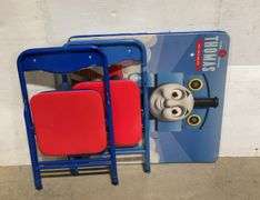 Children’s Thomas Train Card Table with 2 Fold Up Chairs - Sherwood ...