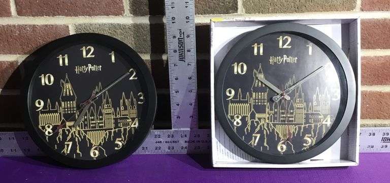 Pair of 10” Harry Potter Wall Clocks - Sherwood Auctions