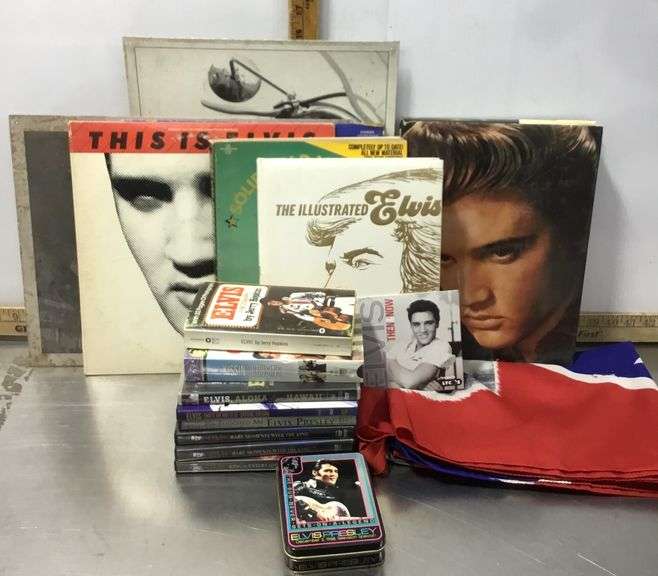 Elvis Records, Books & Poster - Sherwood Auctions